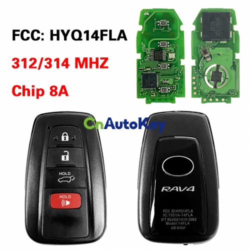 CN007183 312/314MHz 8A Chip 8990H-0R010 HYQ14FLA P1 AA Smart 3+1 4 ...