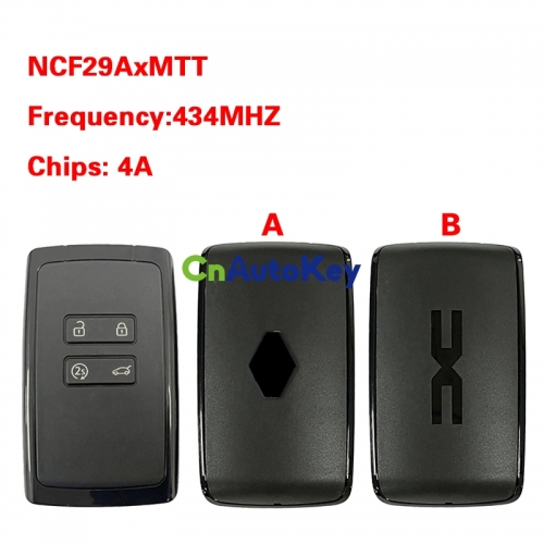 CN010090 Smart Card for Renault Megane 4Talisman for dacia 4 Buttons ...